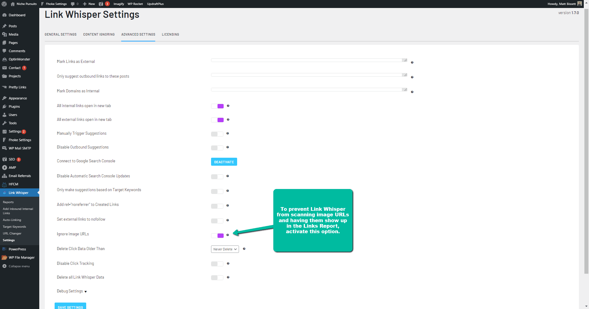 Sometimes I see image URLs in my Links Report, how can I prevent this? – Link Whisper